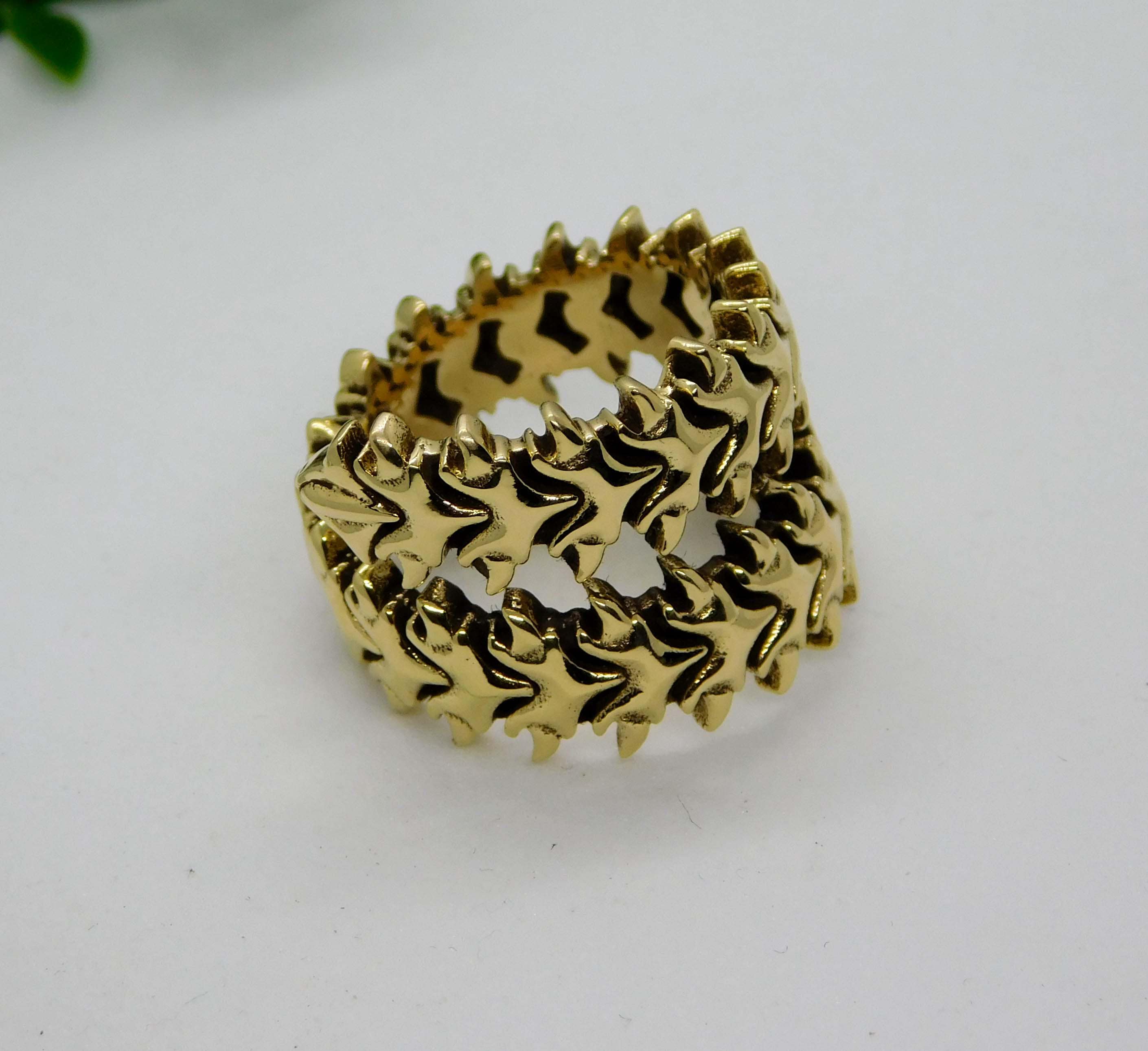 Gold Centipede Ringstatementringspiral Geometry Ringswirl Ringpromise ...