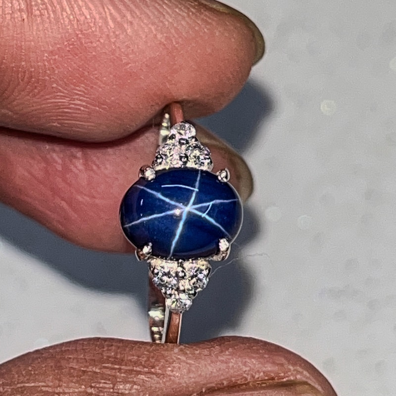 Silver Linde Star Ring - Etsy