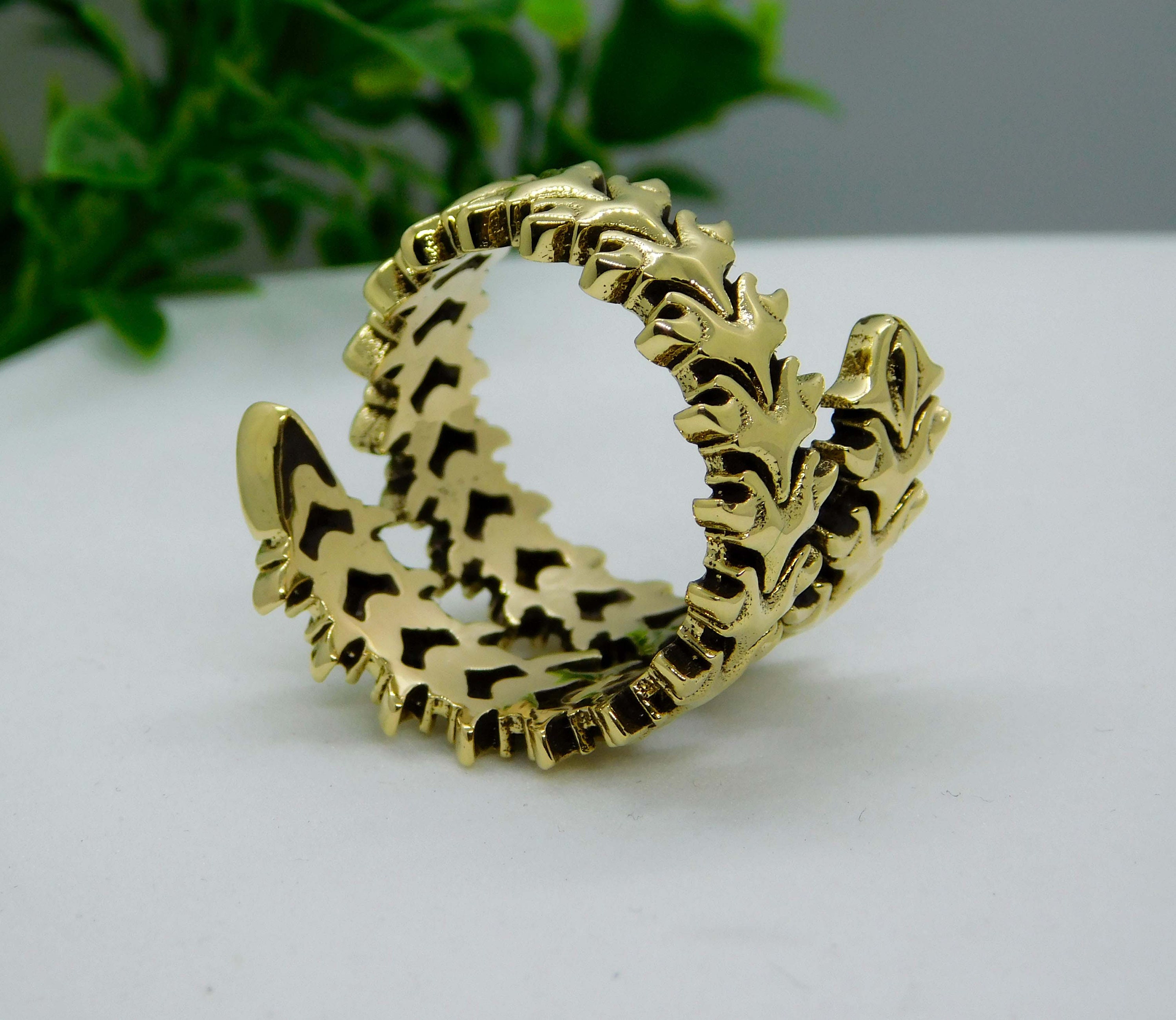 Gold Centipede Ringstatementringspiral Geometry Ringswirl Ringpromise ...