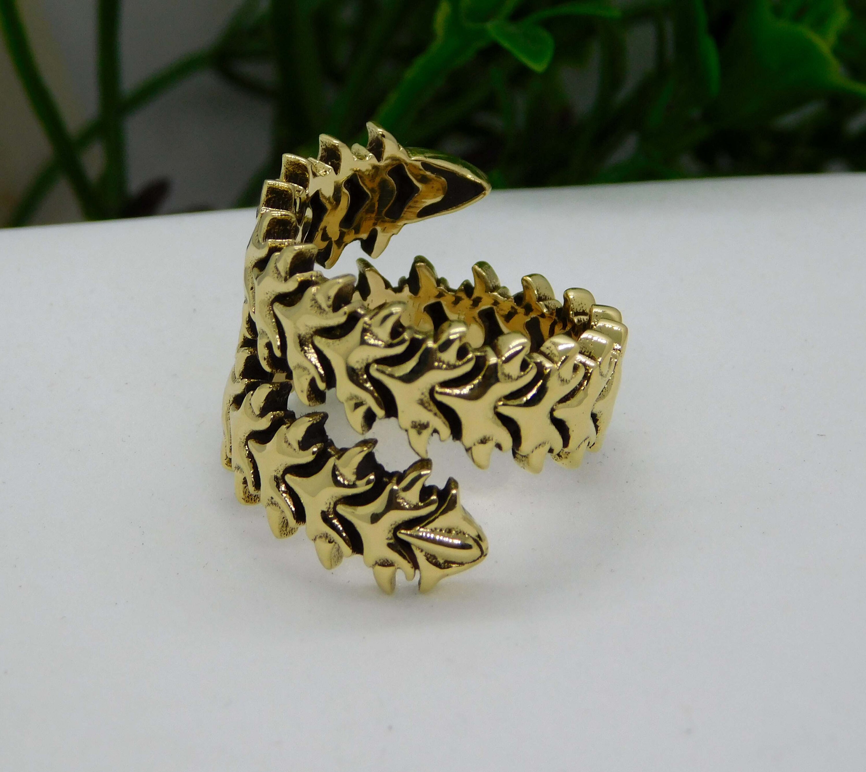 Gold Centipede Ringstatementringspiral Geometry Ringswirl Ringpromise ...