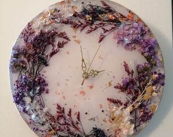 Resin Wall Clock | Etsy