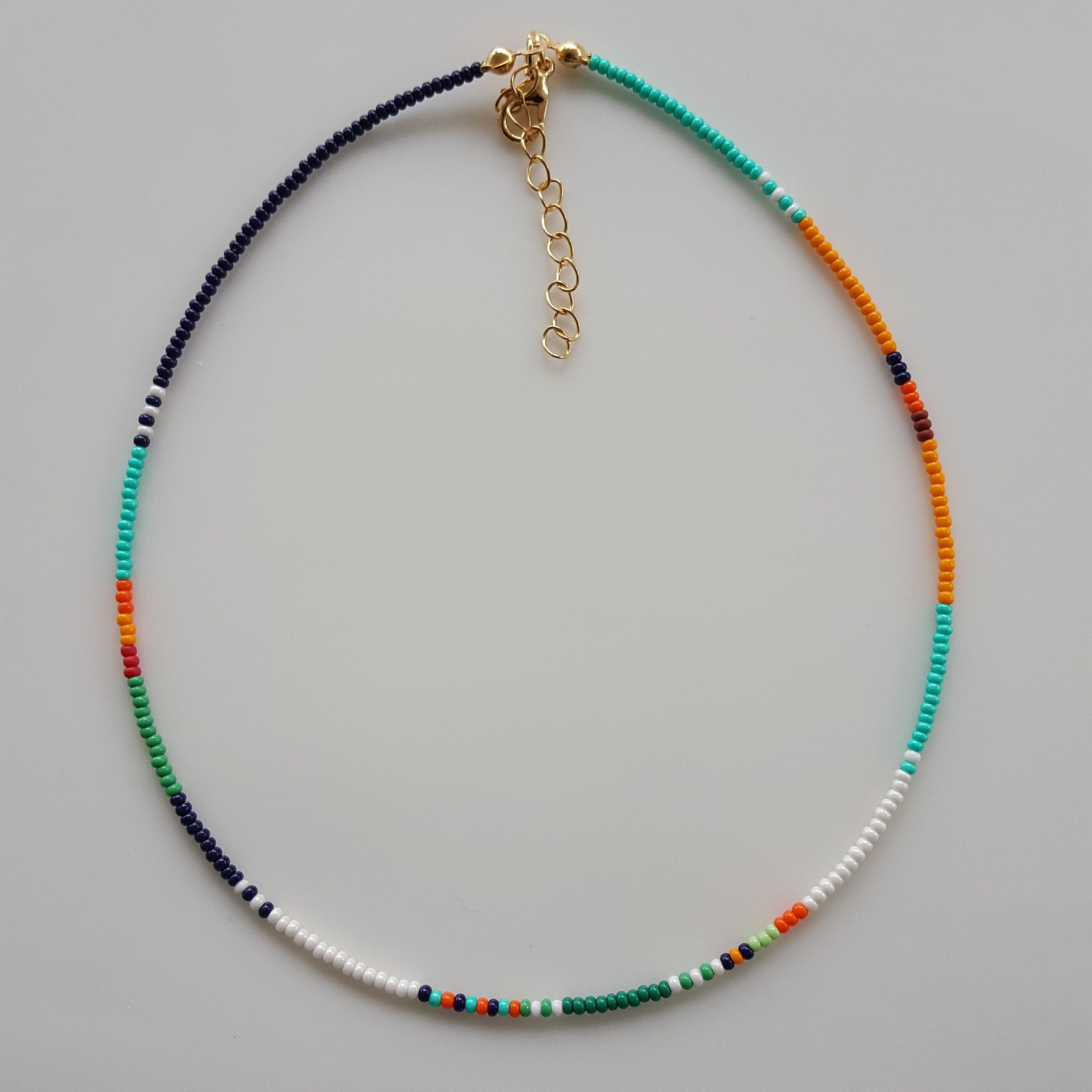 Summer Boho Choker, Multi Color Vsco Necklace, Summer Jewelry, Summer ...