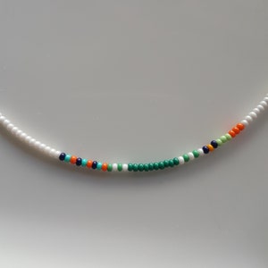 Summer Boho Choker, Multi Color Vsco Necklace, Summer Jewelry, Summer ...