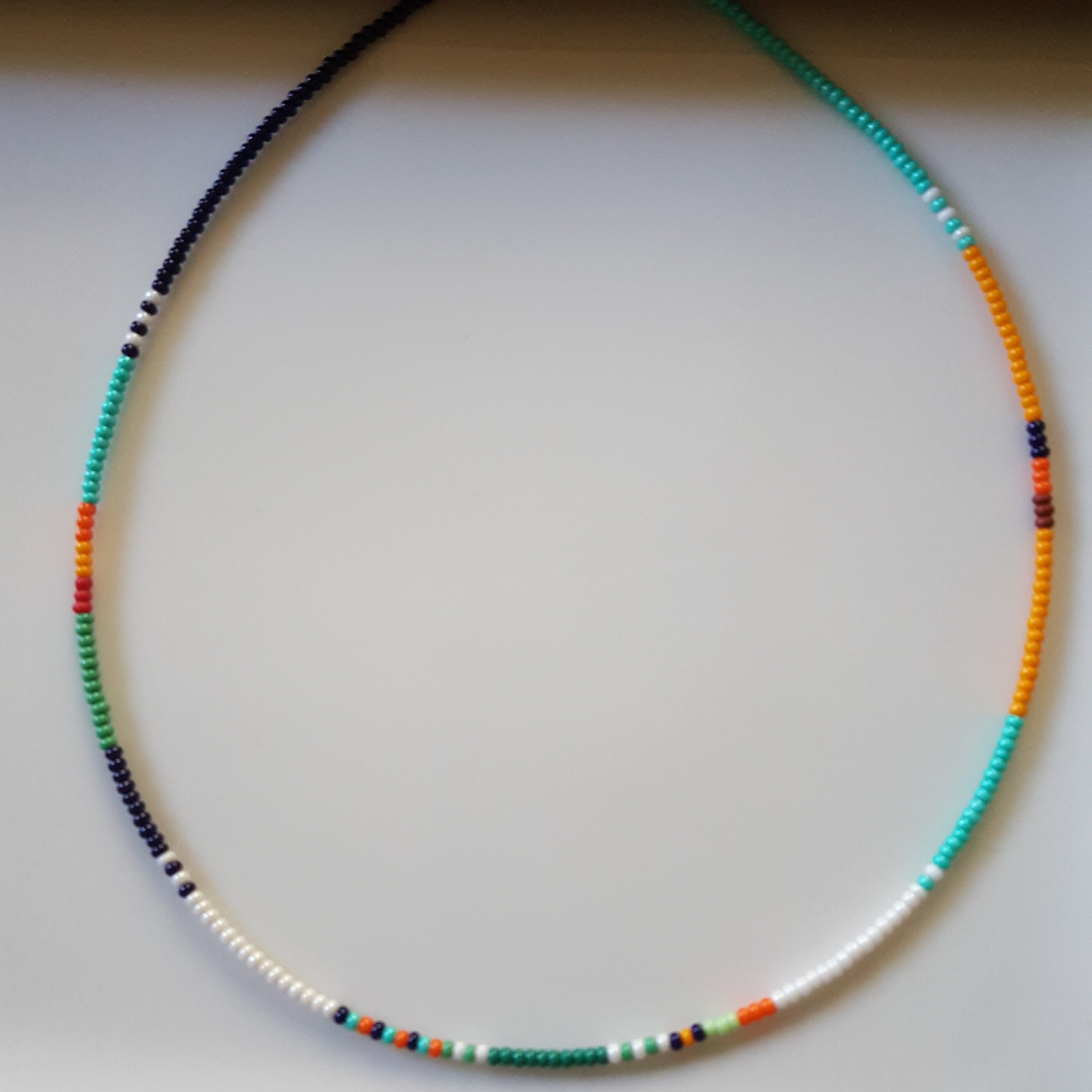 Summer Boho Choker, Multi Color Vsco Necklace, Summer Jewelry, Summer ...
