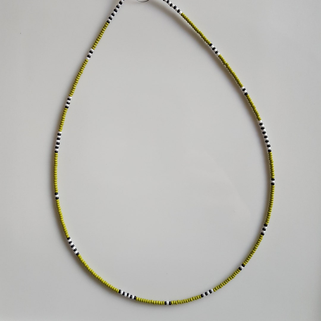 Men Necklace, Mens Beaded Necklace, Seed Bead Necklace Jewelry - Etsy