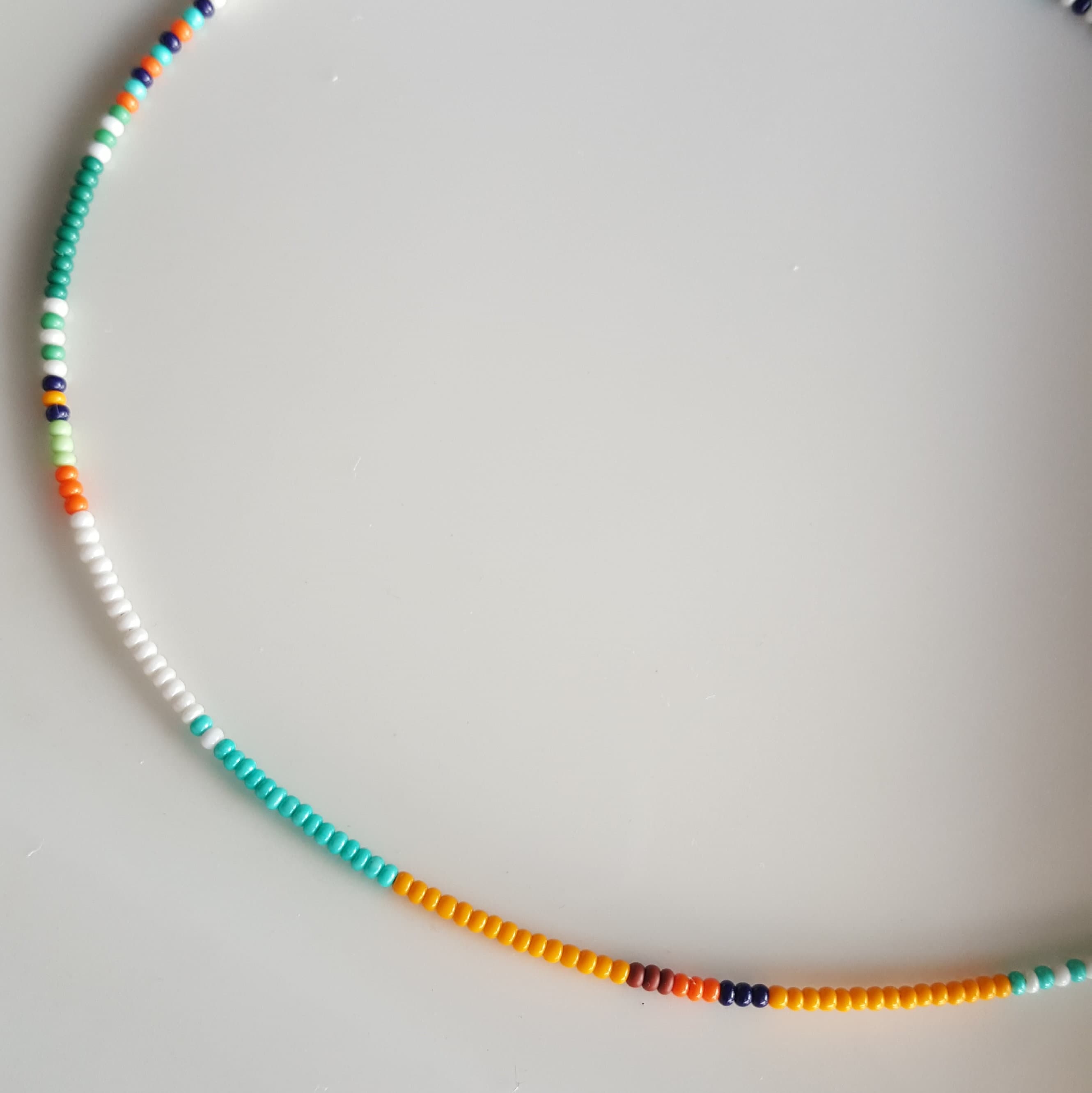 Summer Boho Choker, Multi Color Vsco Necklace, Summer Jewelry, Summer ...