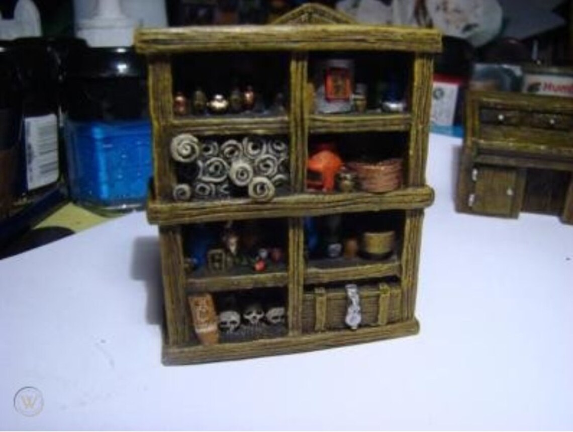Dwarven Forge Miniature Hand-painted Bookshelf 1 Painted Terrain ...