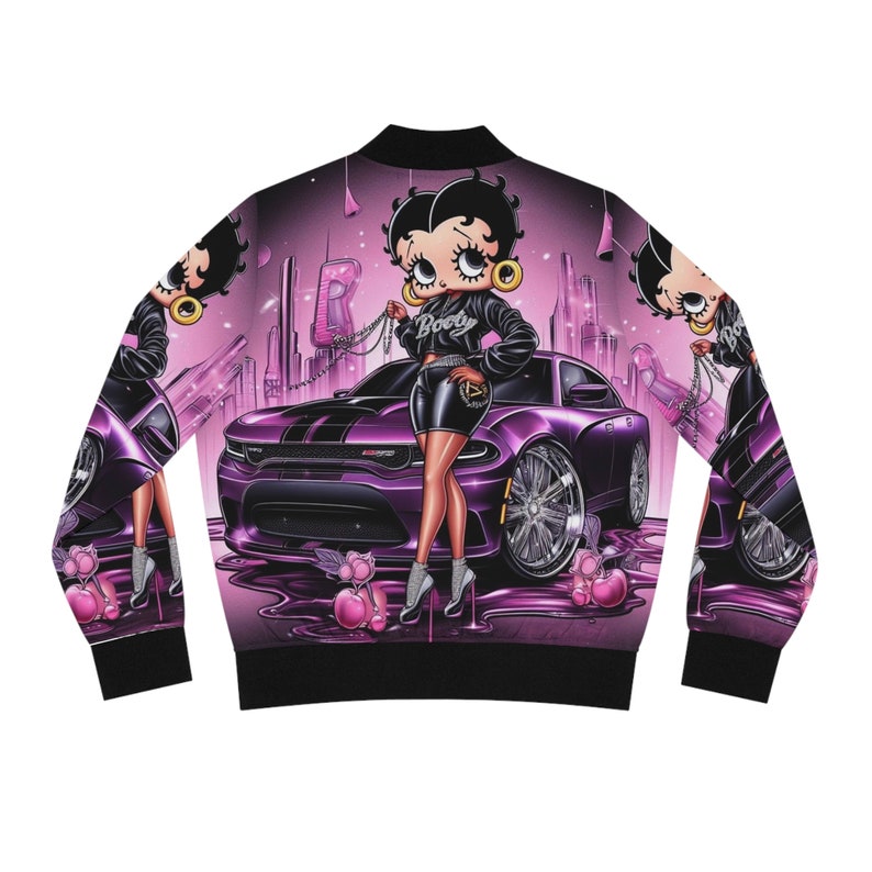 Betty Boop Women's Light Weight Bomber Jacket AOP - Etsy