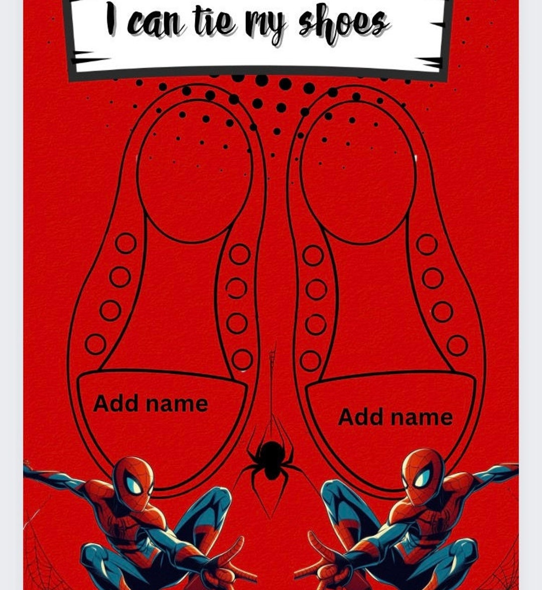 I Can Tie My Shoes Activity Board /editable/download - Etsy