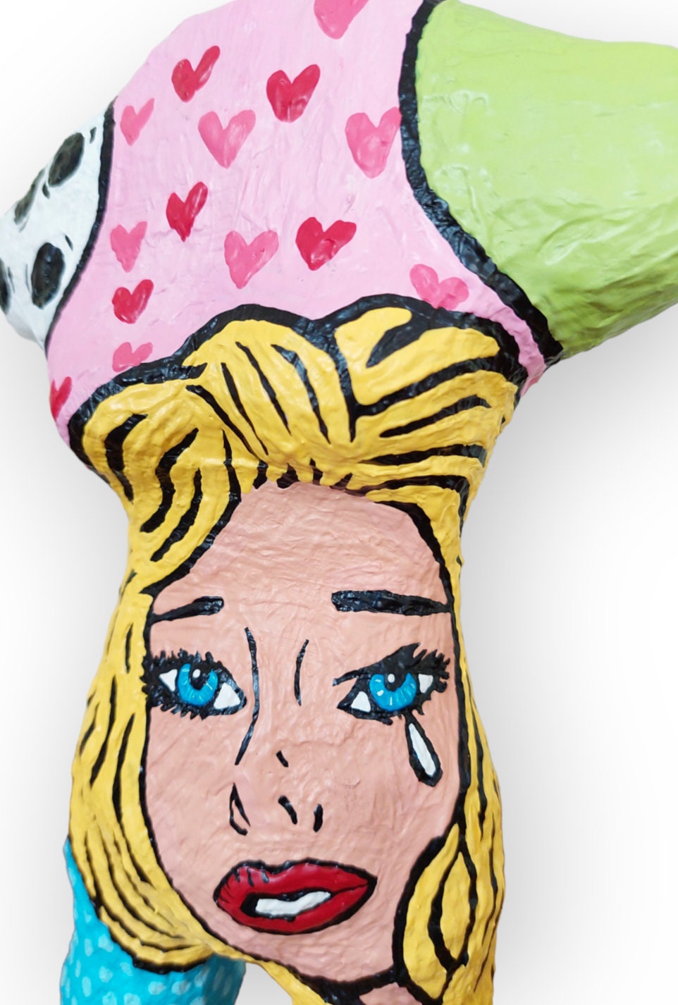 Female Torso Pop Art Sculpture - Etsy