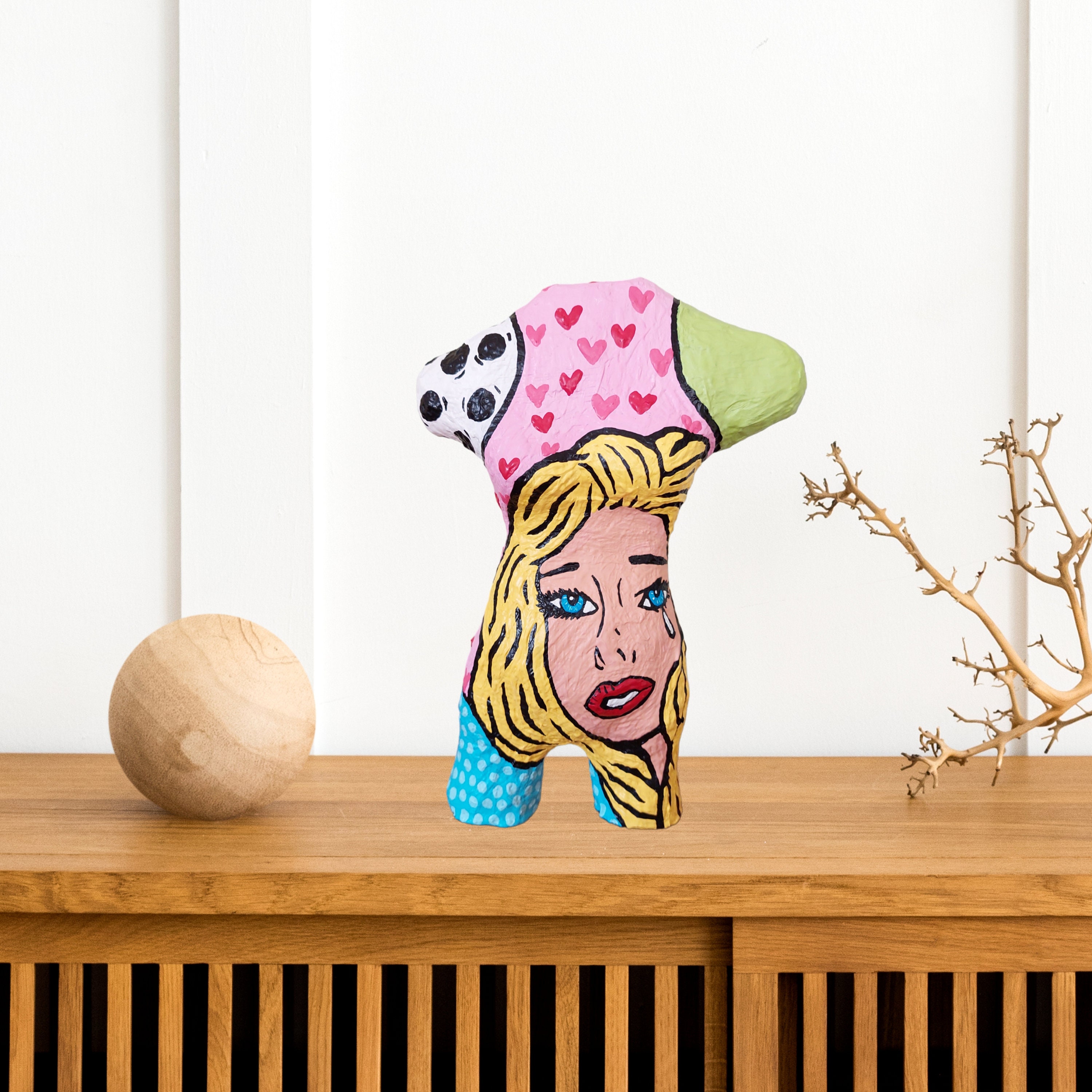 Pop Art Torso Sculpture | Modern Art Statue | Handmade Sculpture ...