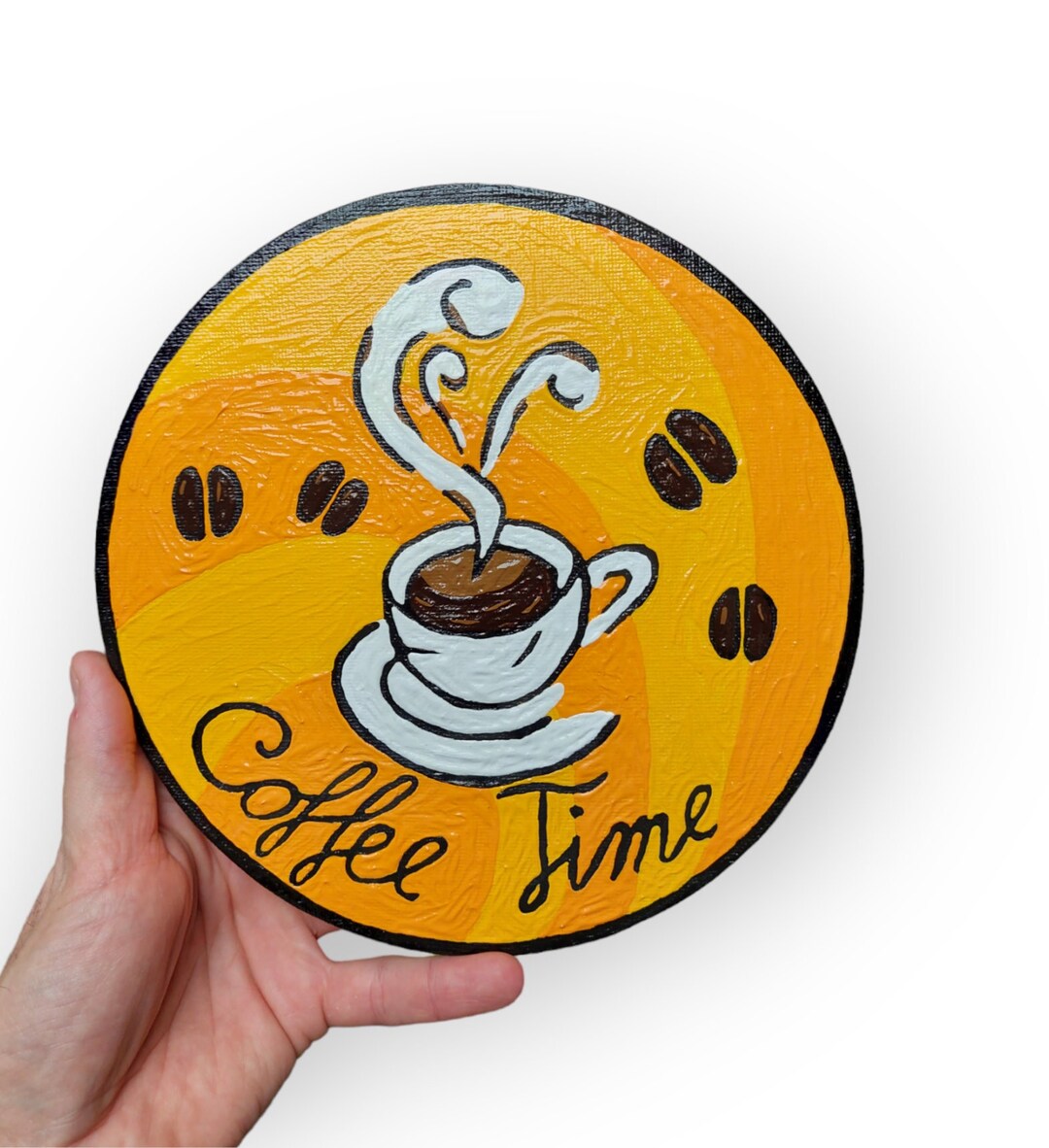 Deko Schild "Coffee Time" Pop Art - Etsy.de