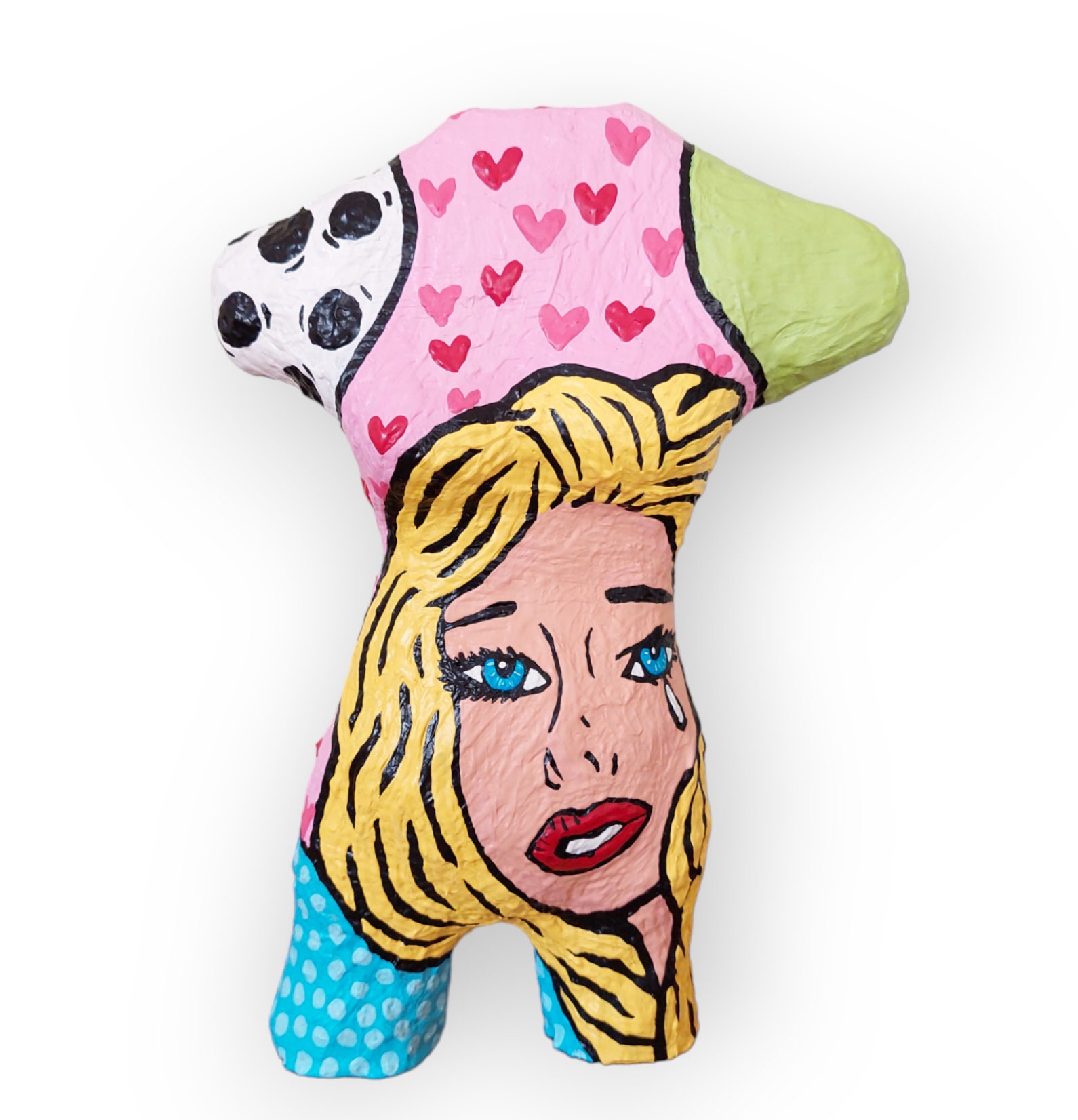 Female Torso Pop Art Sculpture - Etsy