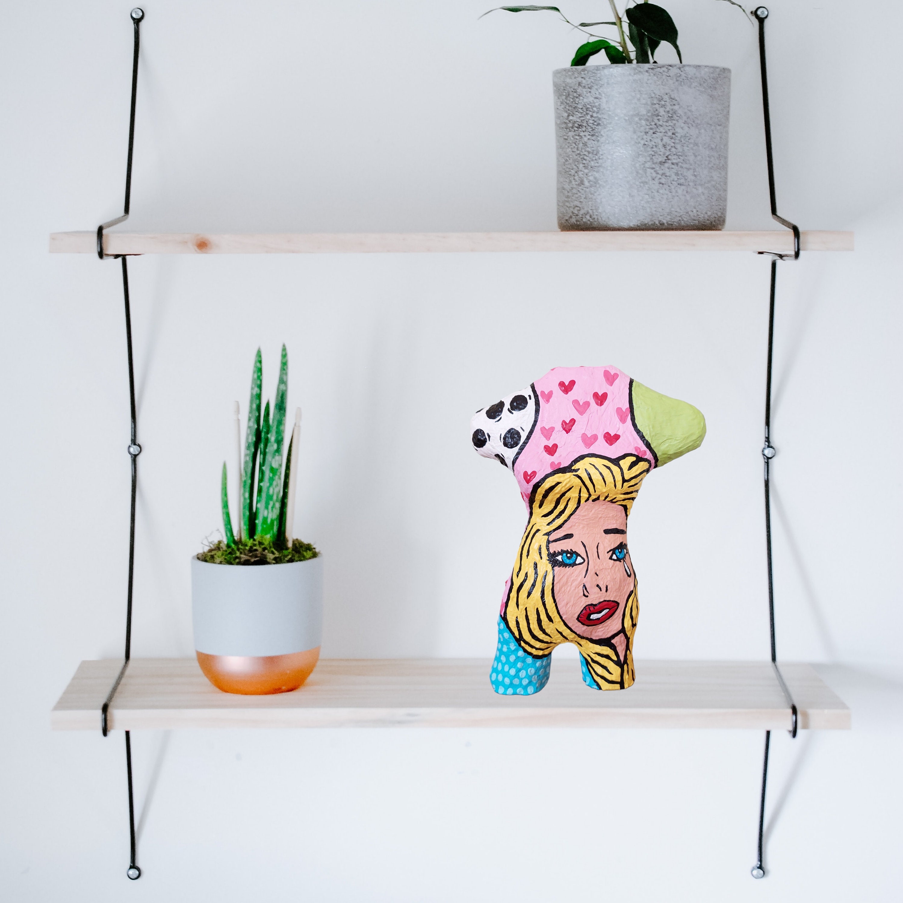 Female Torso Pop Art Sculpture - Etsy