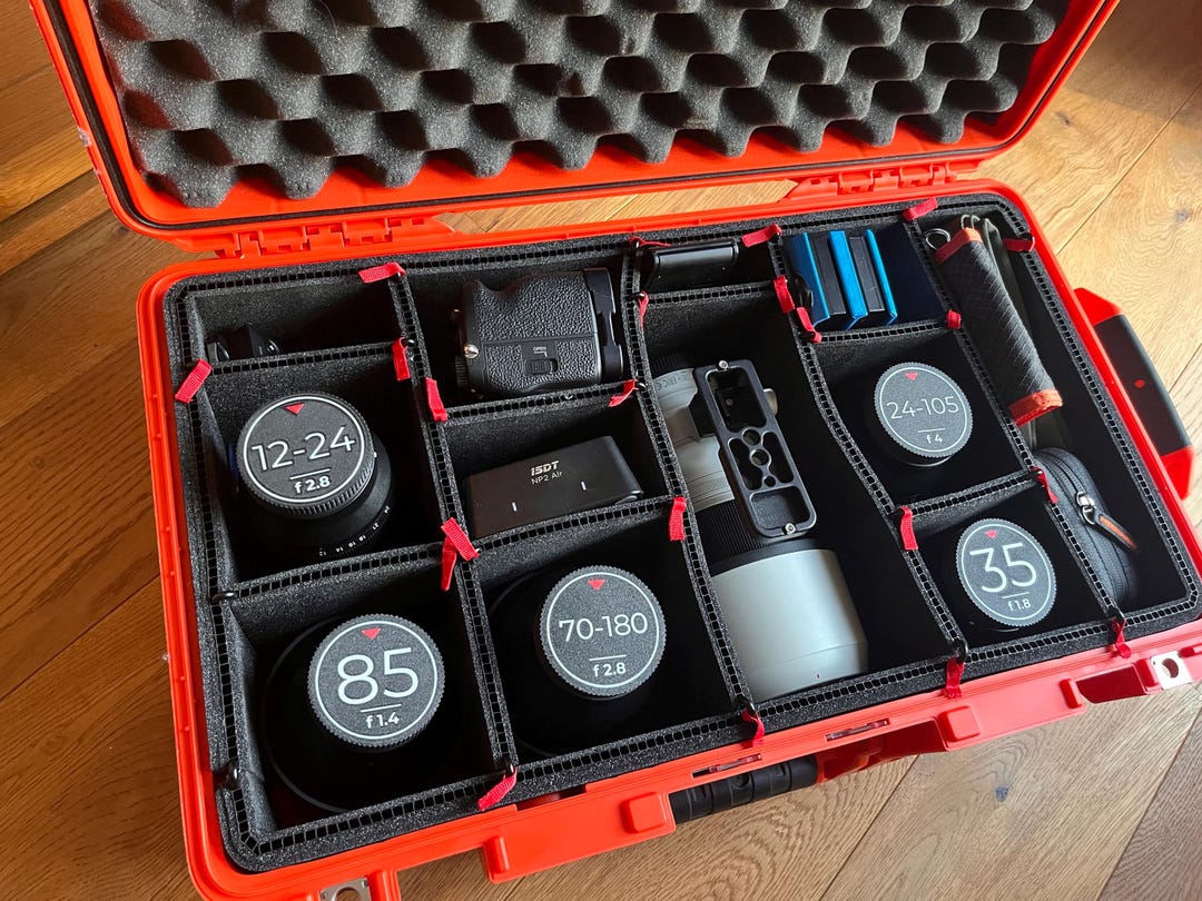 Lens Cap Labeled With Focal Length and Aperture (WHITE) - for Sony E ...