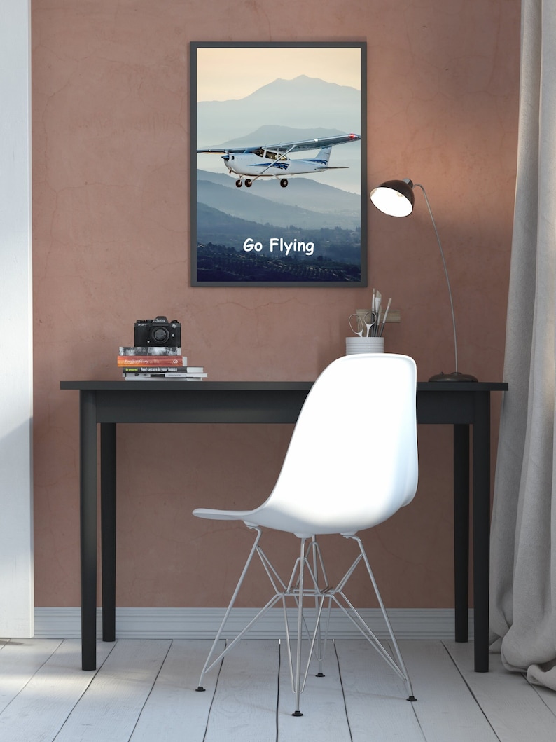 Go Flying Poster, Cessna Plane, Aviation, Adventure, Cessna, Pilot ...