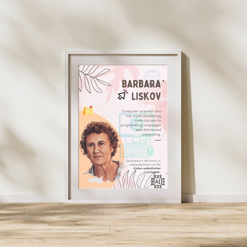 Women in Computer Science Posters (set of 8) Printable, Science ...