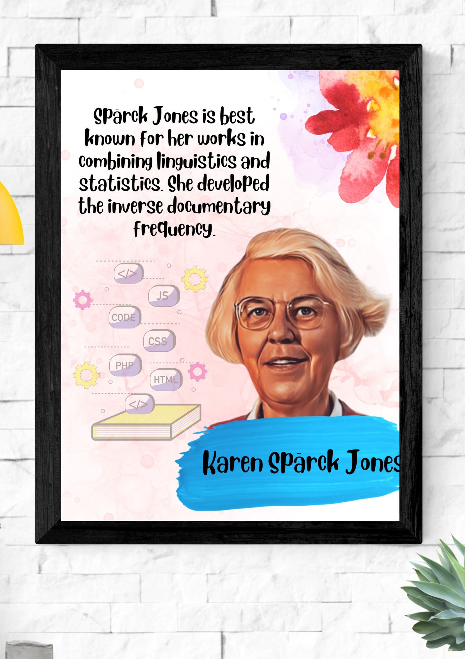 Women in Computer Science (set of 8) Printable, Science Classroom Decor ...