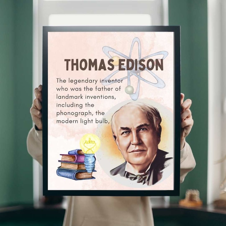 Famous Scientist Posters (set of 8) Printable, Famous Inventors ...