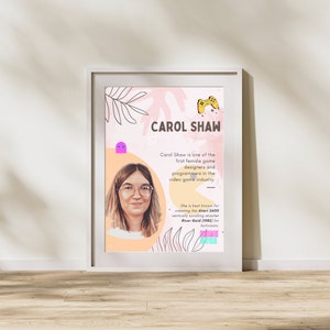 Women in Computer Science Posters (set of 8) Printable, Science ...