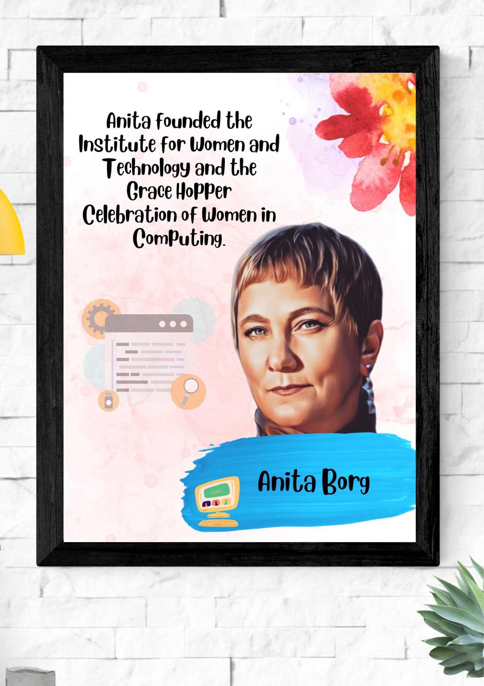 Women in Computer Science (set of 8) Printable, Science Classroom Decor ...