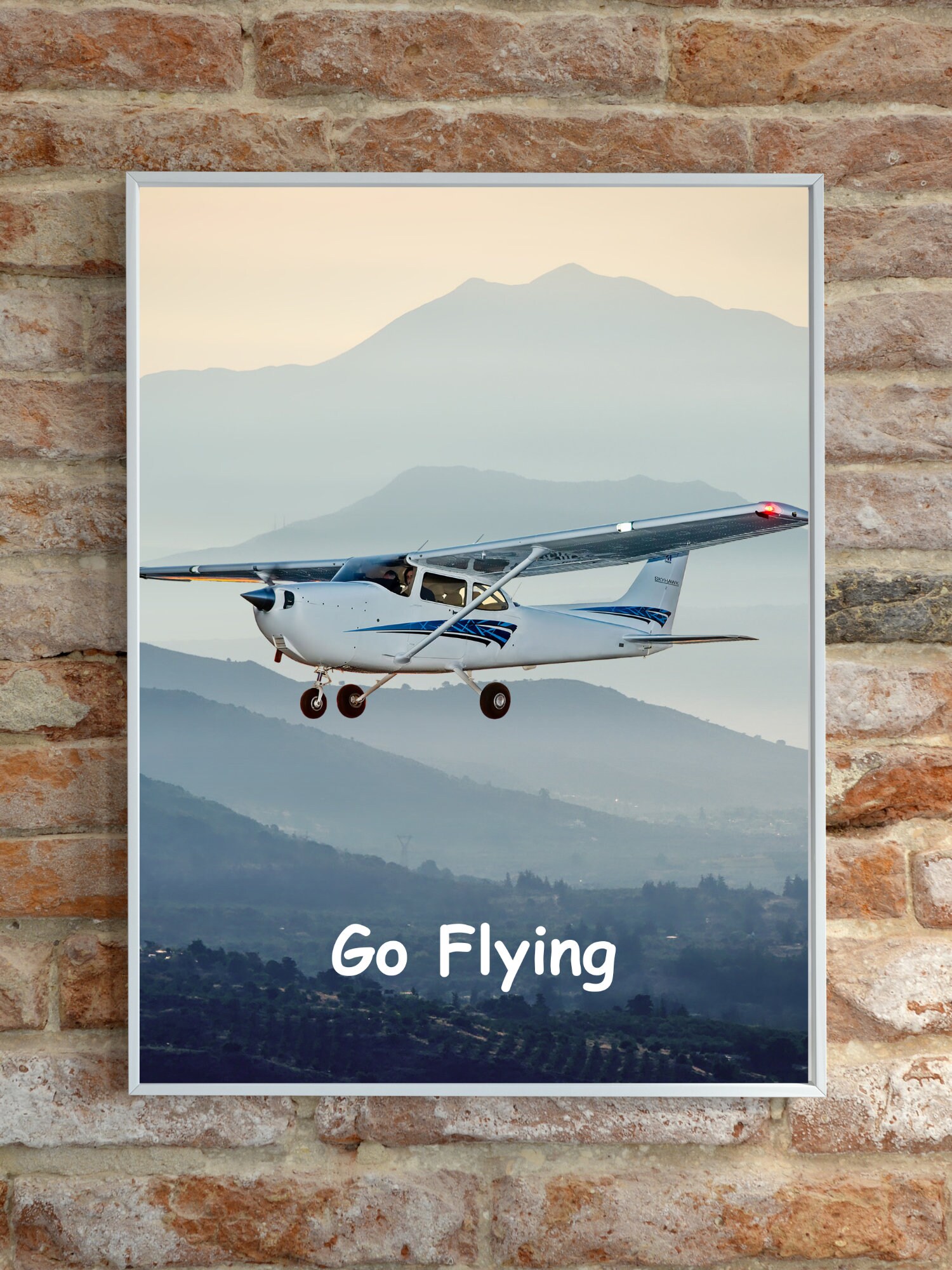 Go Flying Poster, Cessna Plane, Aviation, Adventure, Cessna, Pilot ...