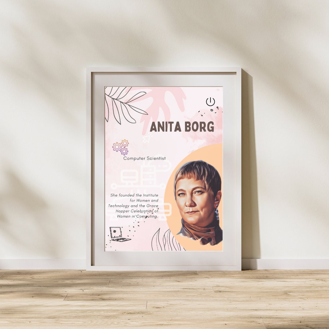 Women in Computer Science Posters set of 8 (Download Now) - Etsy