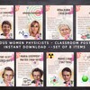 Famous Women Mathematicians Posters set of 8 Printable, Science ...