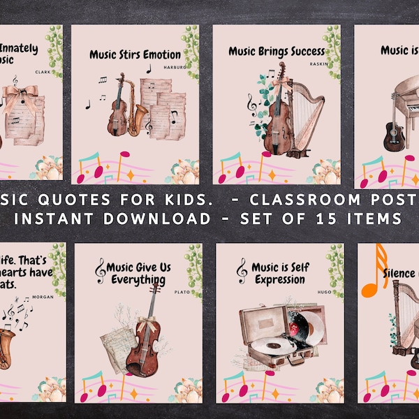 Music Classroom Poster - Etsy Canada