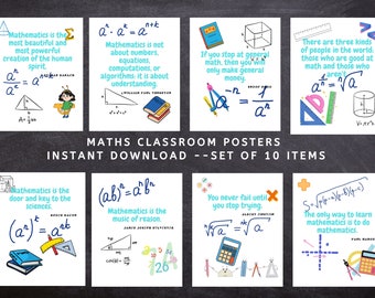 Famous Scientist Posters set of 8 Printable, Famous Inventors, Science ...