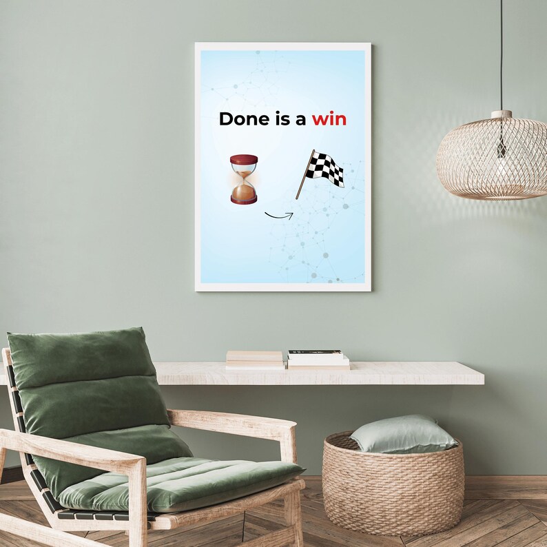 Growth Mindset Motivational Poster Set – 10 Minimalist Quotes Prints ...