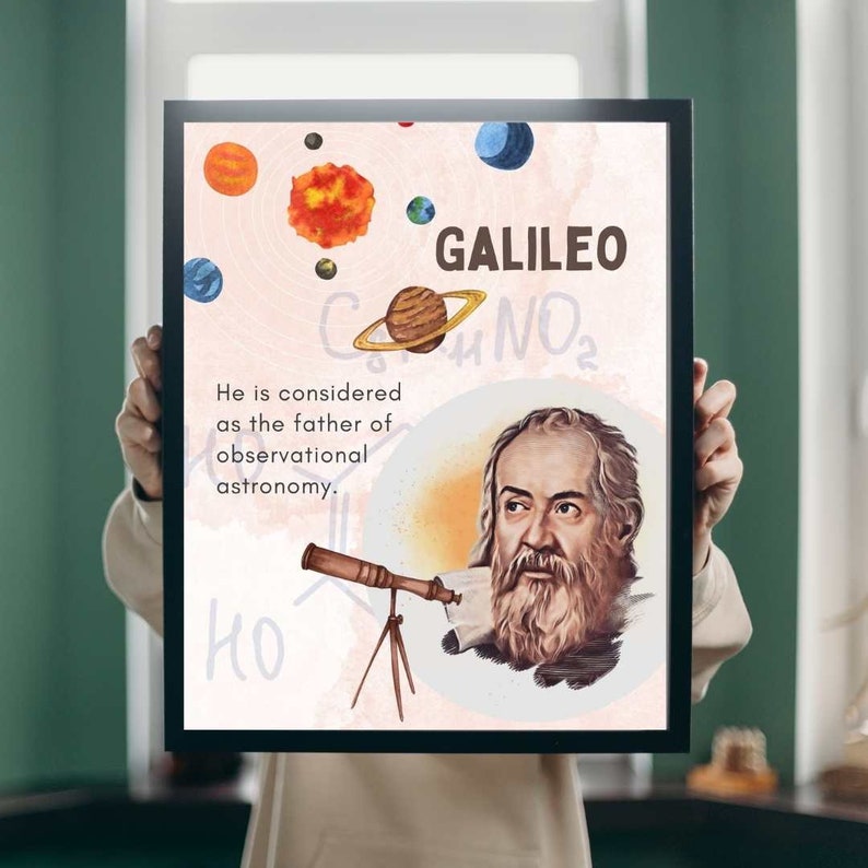 Famous Scientist Posters (set of 8) Printable, Famous Inventors ...