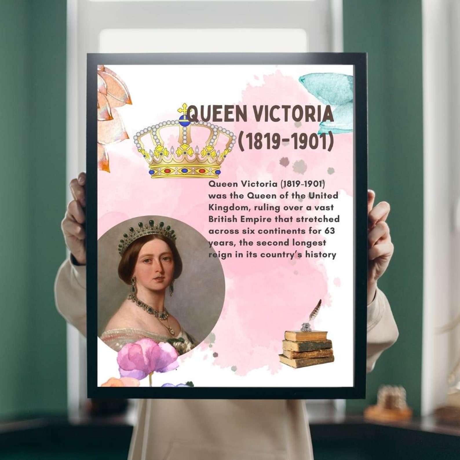 8 of the Most Powerful Women in History (set of 8) Printable, Classroom ...