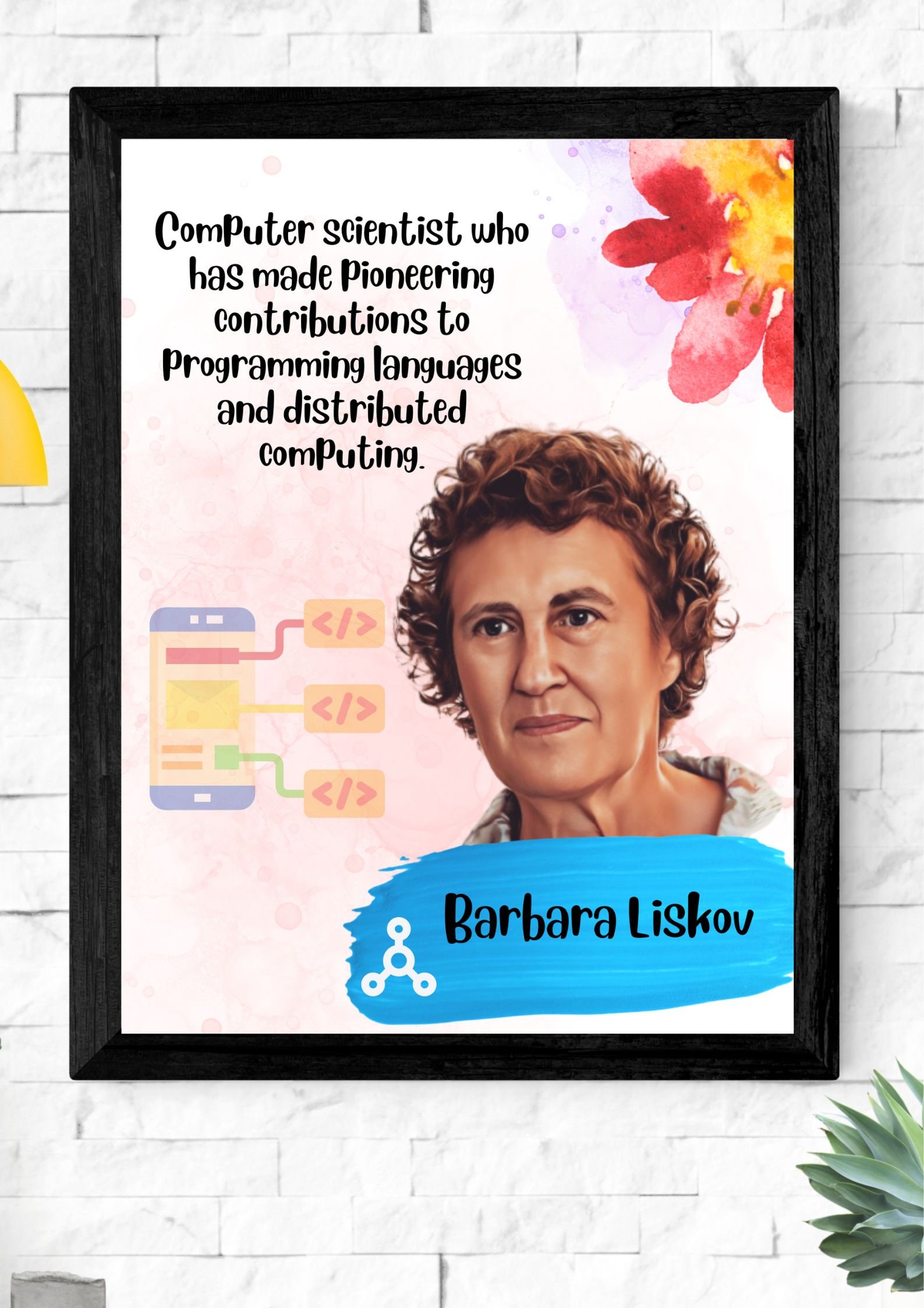 Women in Computer Science (set of 8) Printable, Science Classroom Decor ...