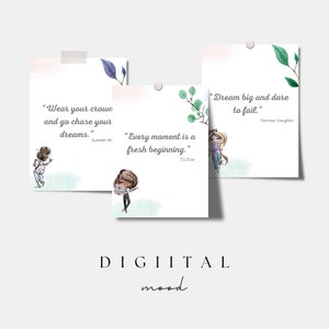 Minimalist Quotes Art Set - A Collection of 8 Minimalist and Modern ...