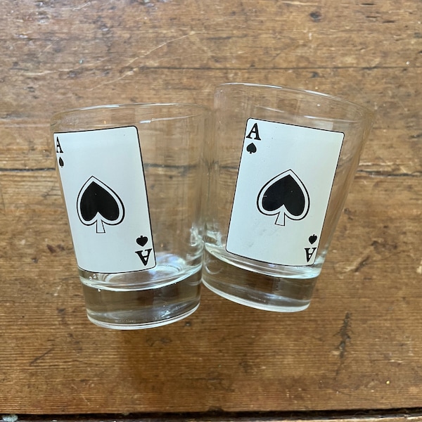 Ace of Spade Glasses - Etsy