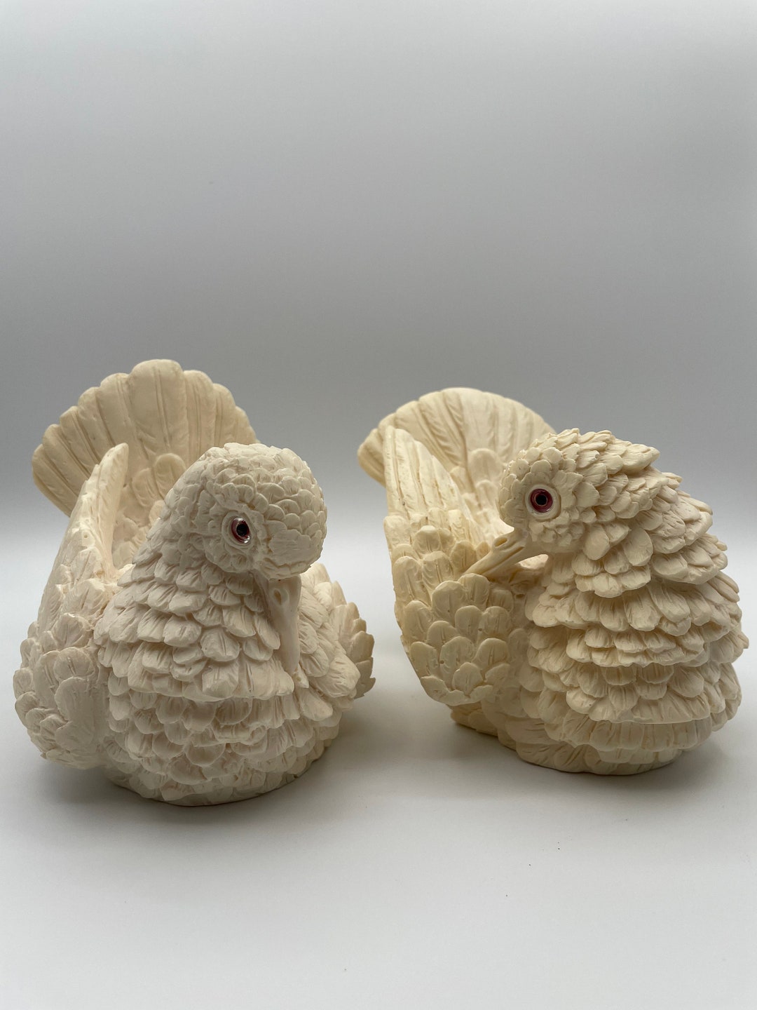 Vintage DUO of Dove Sculptures Exclusively Hand Made in Italy - Etsy