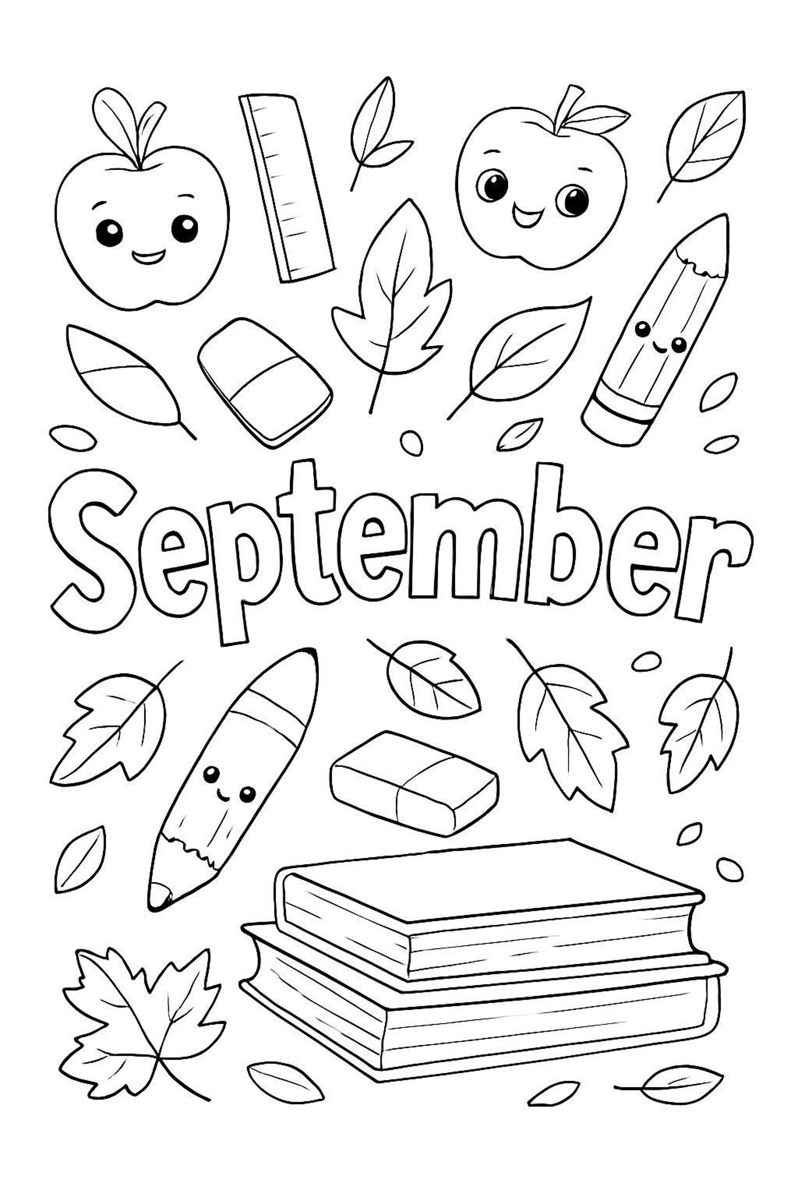 Seasonal Coloring Book: 12 Months Printable Activity Pages (PDF ...