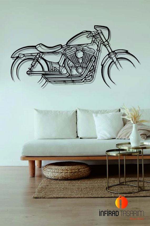 Motorcycle wall art store