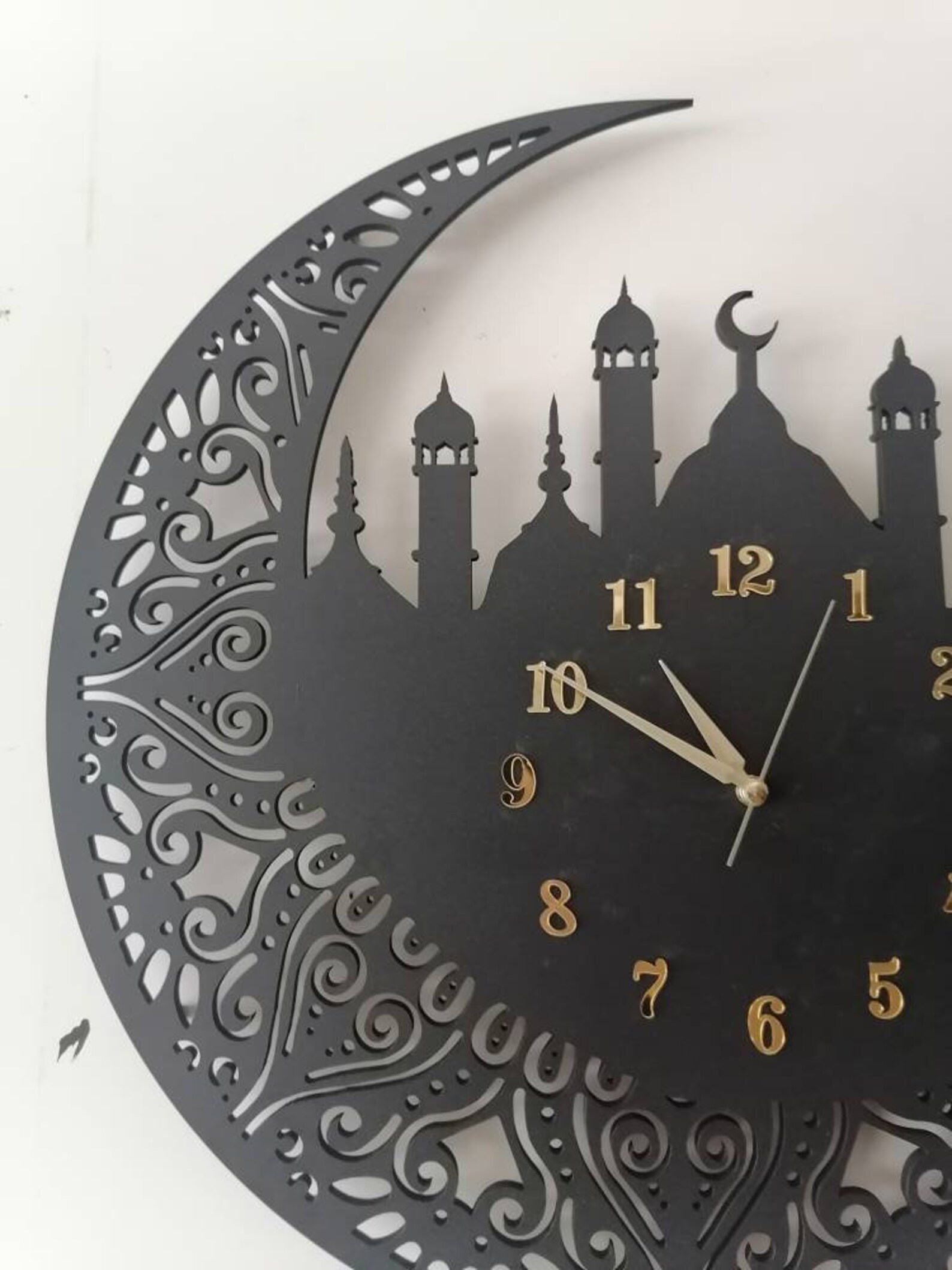 Wooden Islamic Wall Clock,islamic Clock, Islamic Wall Art, Islamic Home ...