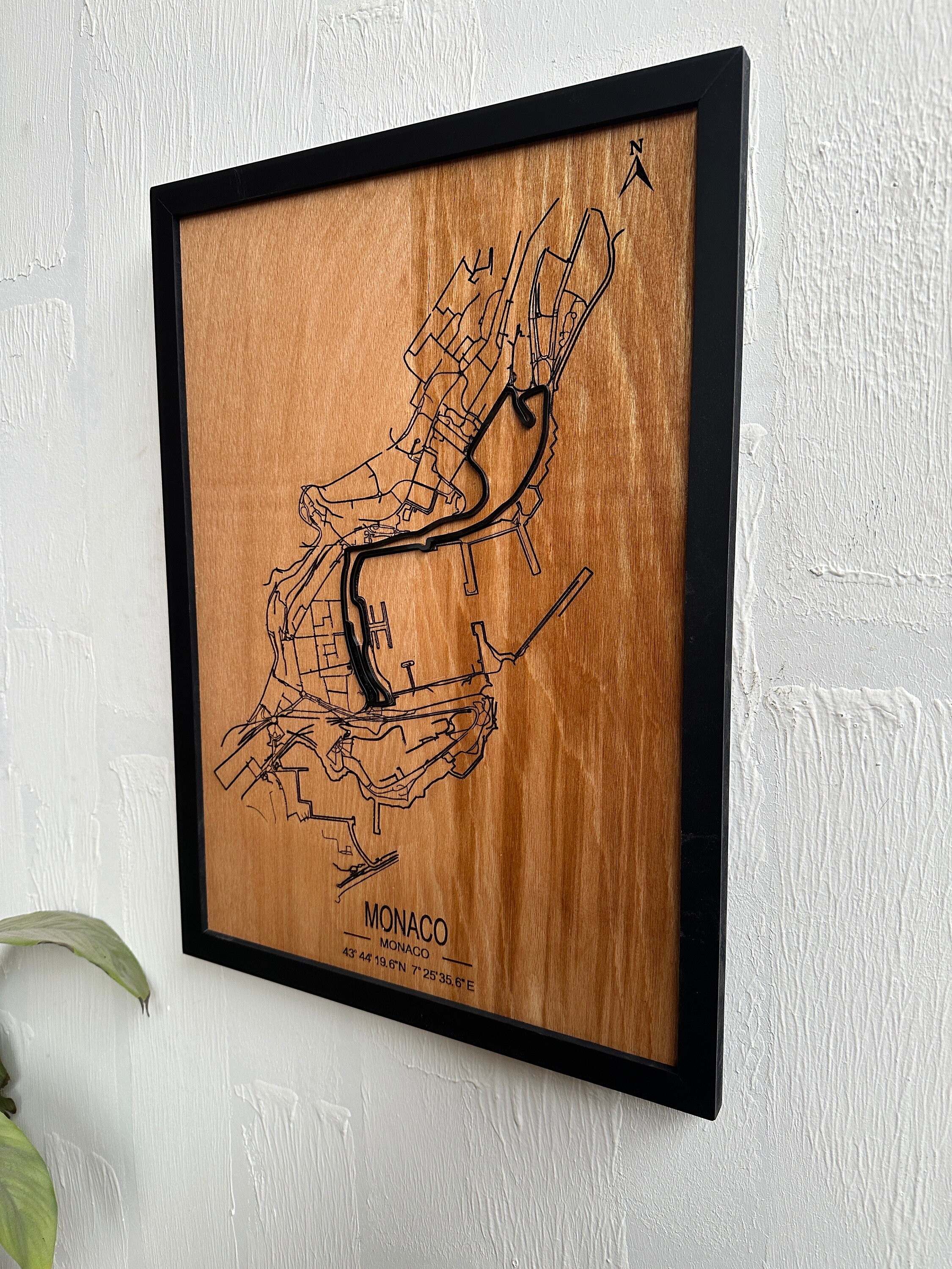 Circuit De Monaco | Grand Prix De Monaco Formula 1 | Laser Engraved ...