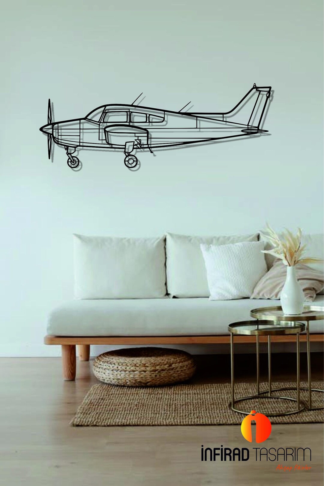 A23-24 Musketeer Airplanes Metal Wall Art | Airplanes Wall Art ...
