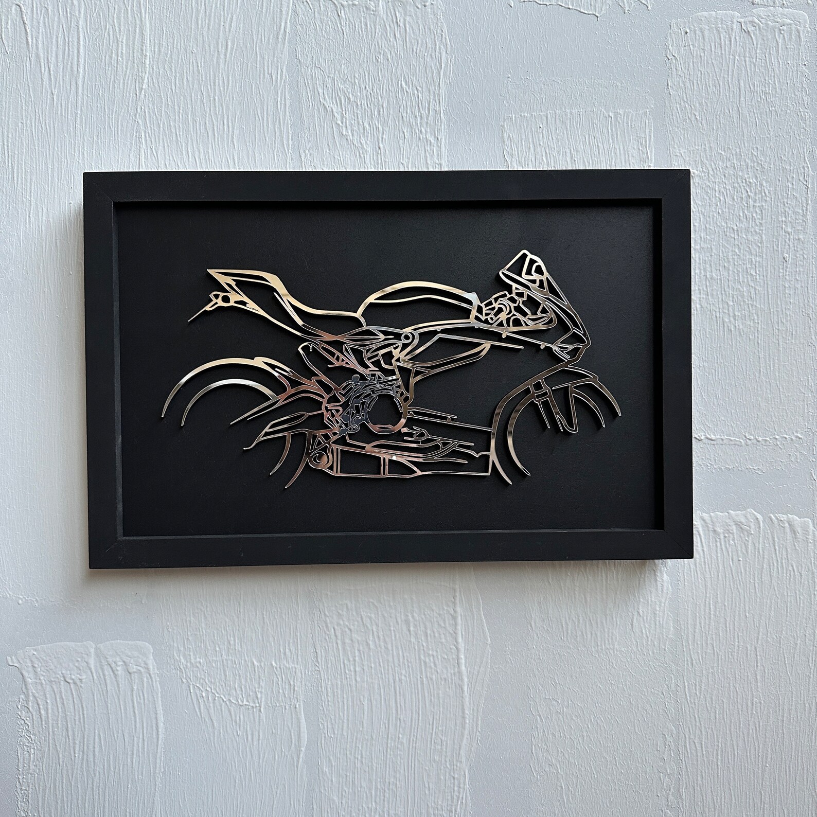 Wood Wall Art | Motorcycle Wall Decor | Custom Motorcycle Wall Art ...