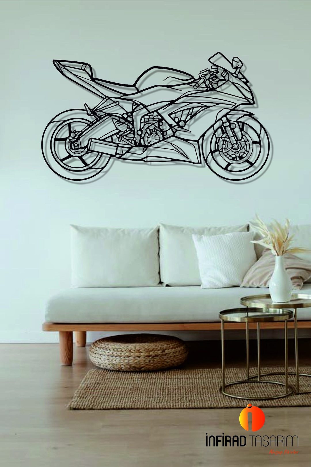 Motor Metal Wall Art | Motorcycle Wall Decor | Custom Motorcycle Wall ...