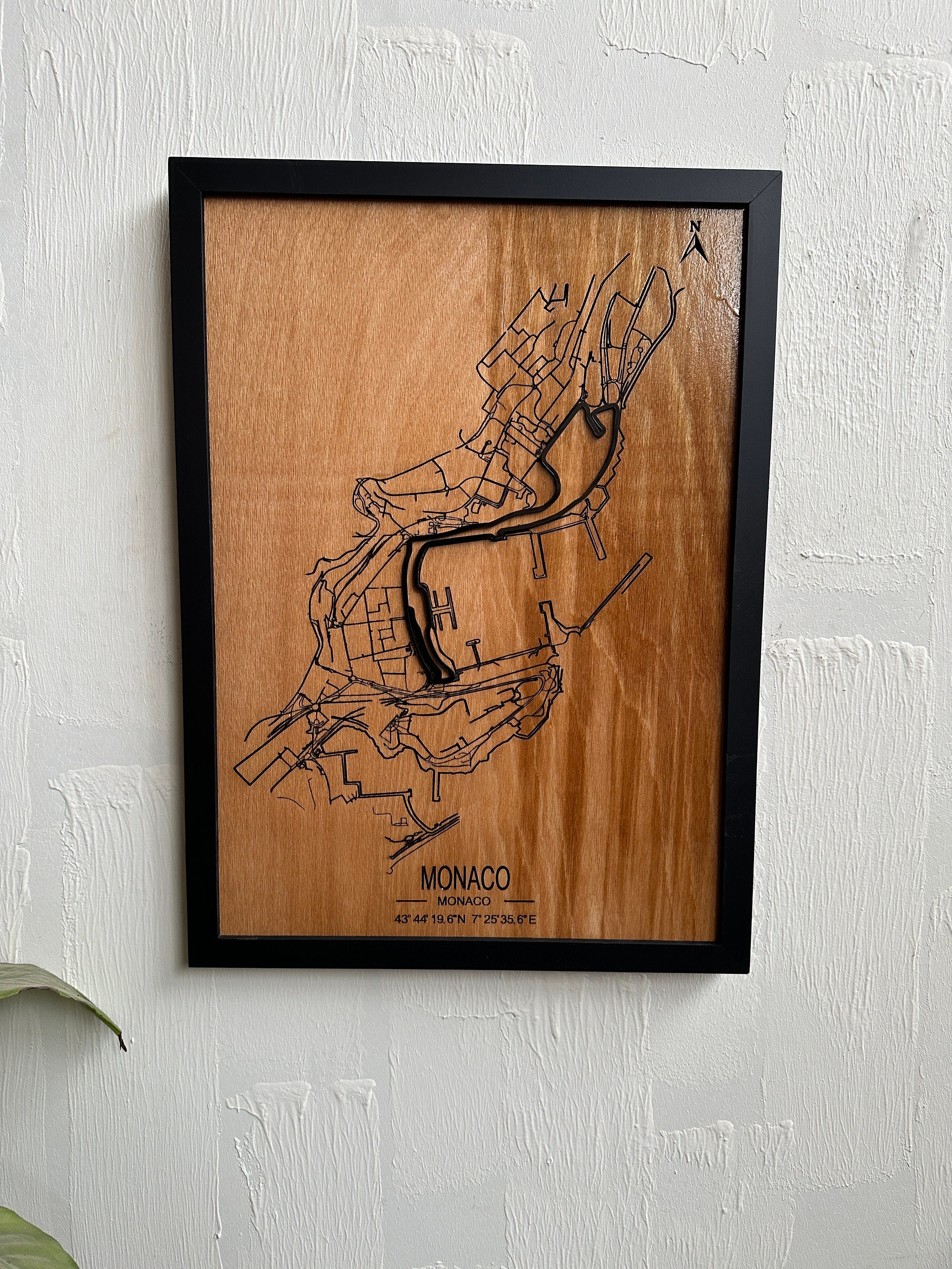 Circuit De Monaco | Grand Prix De Monaco Formula 1 | Laser Engraved ...
