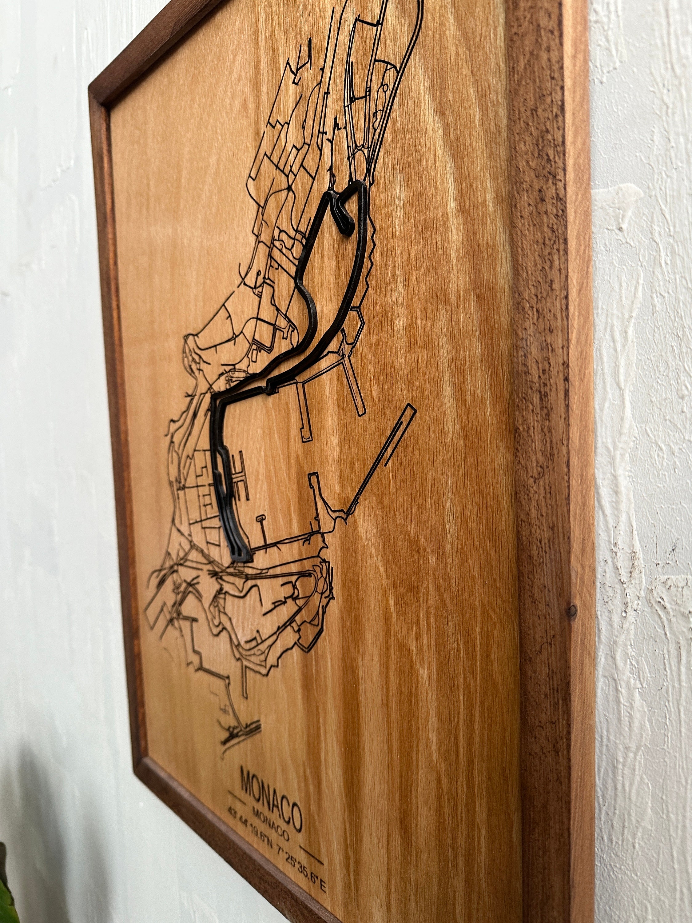 Circuit De Monaco | Grand Prix De Monaco Formula 1 | Laser Engraved ...