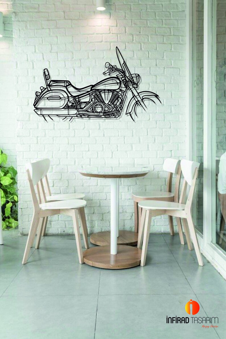 Motor Metal Wall Art | Motorcycle Wall Decor | Custom Motorcycle Wall ...