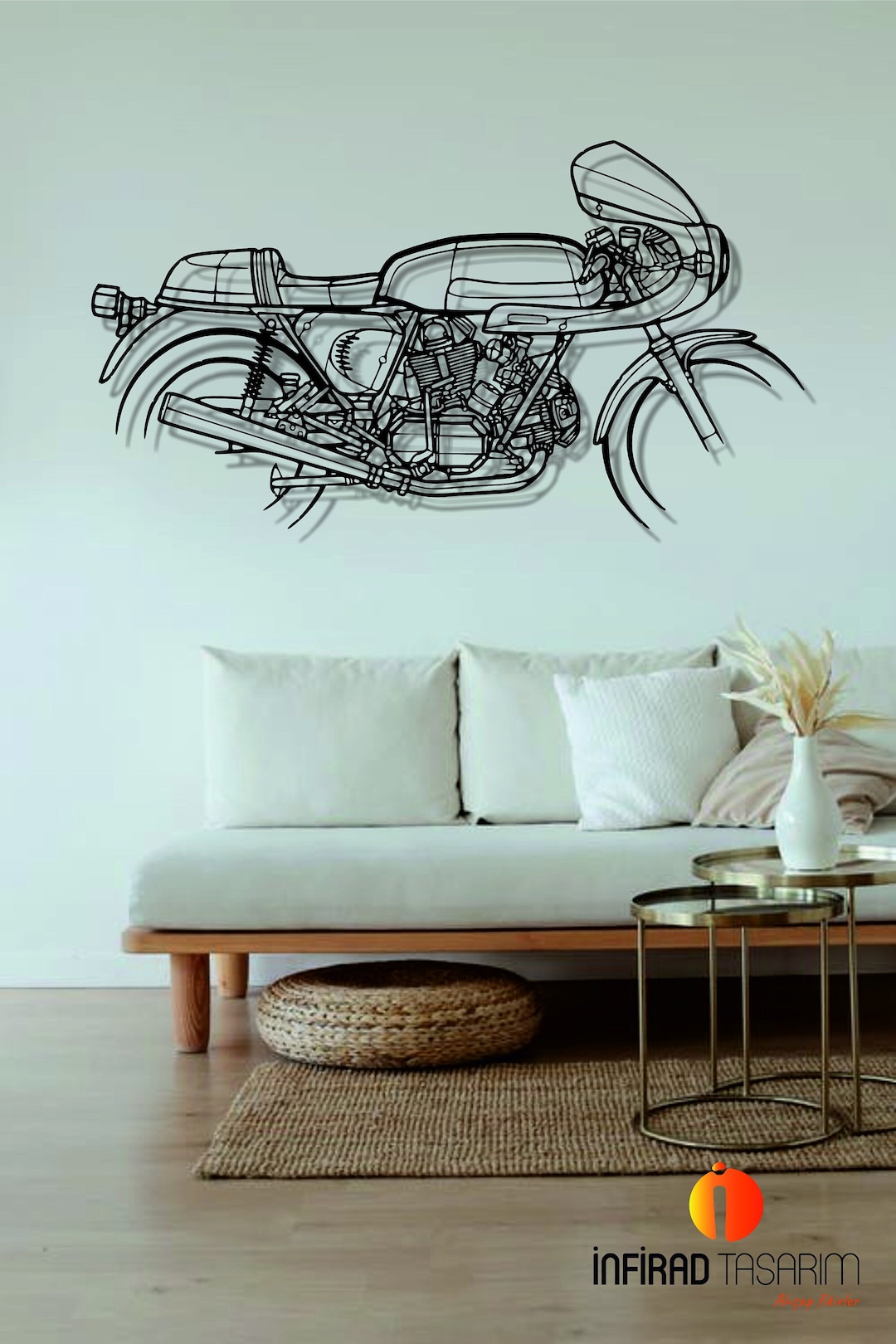 Motor Metal Wall Art | Motorcycle Wall Decor | Custom Motorcycle Wall ...