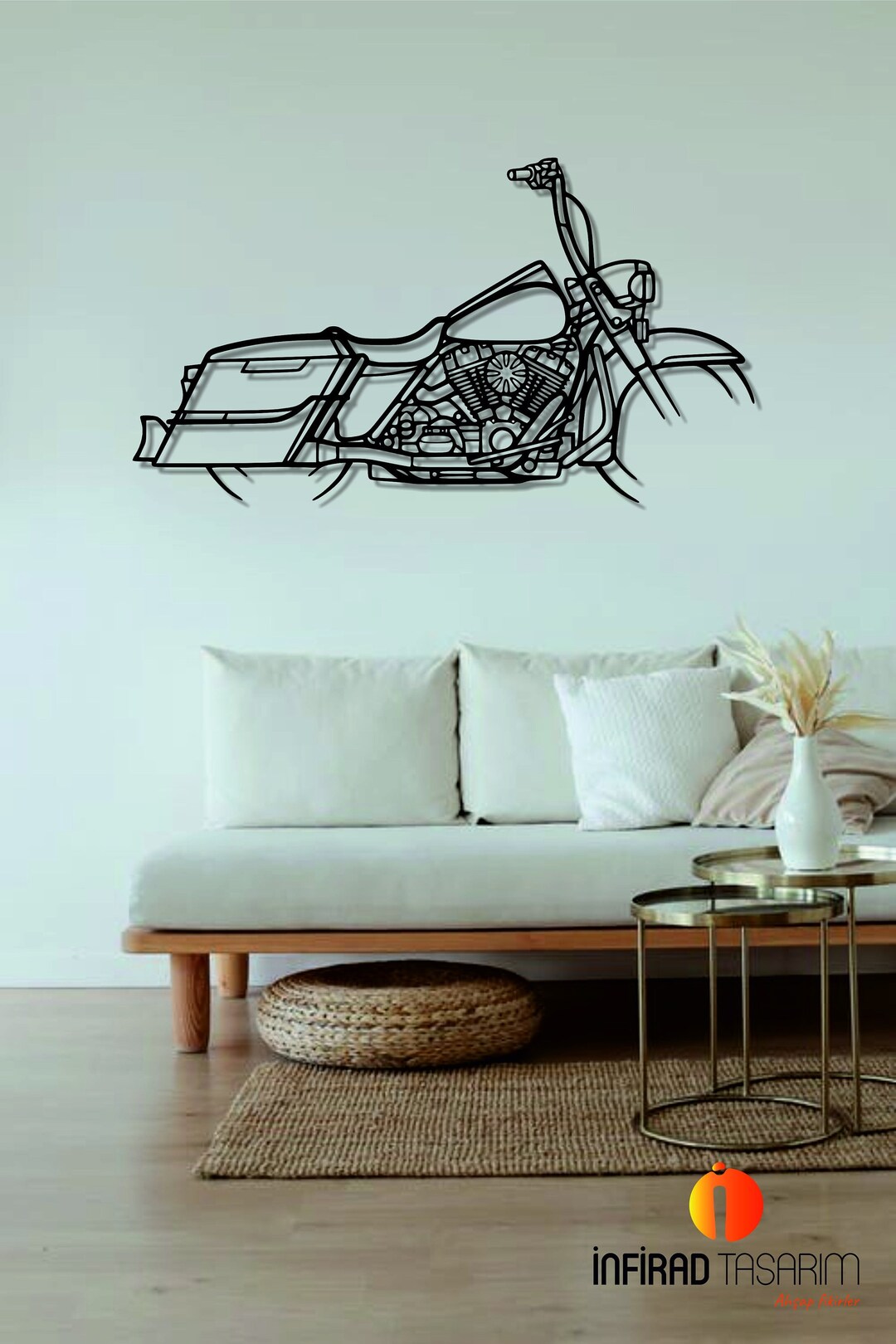 Motor Metal Wall Art | Motorcycle Wall Decor | Custom Motorcycle Wall ...