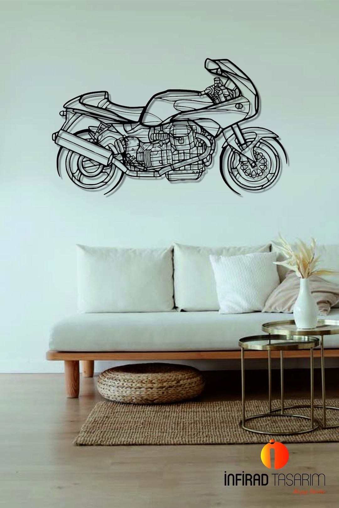 Motor Metal Wall Art | Motorcycle Wall Decor | Custom Motorcycle Wall ...
